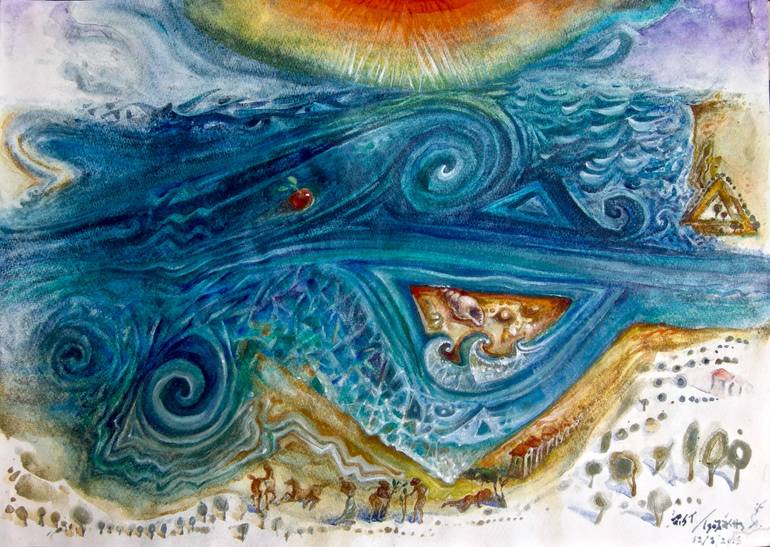 IN AUGUST, THE SEA IN KARLOVASI GEOMETRIES.... ΤΟΝ ΑΥΓΟΥΣΤΟ, Η ΘΑΛΑΣΣΑ ...