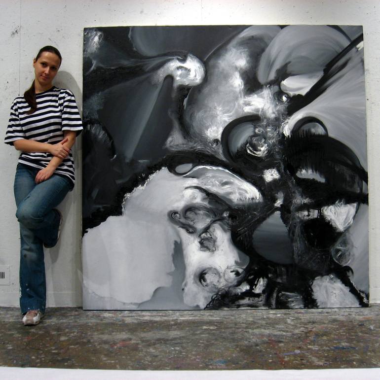 ANTITHESIS, Abstract Painting Painting by Sandra Vucicevic | Saatchi Art