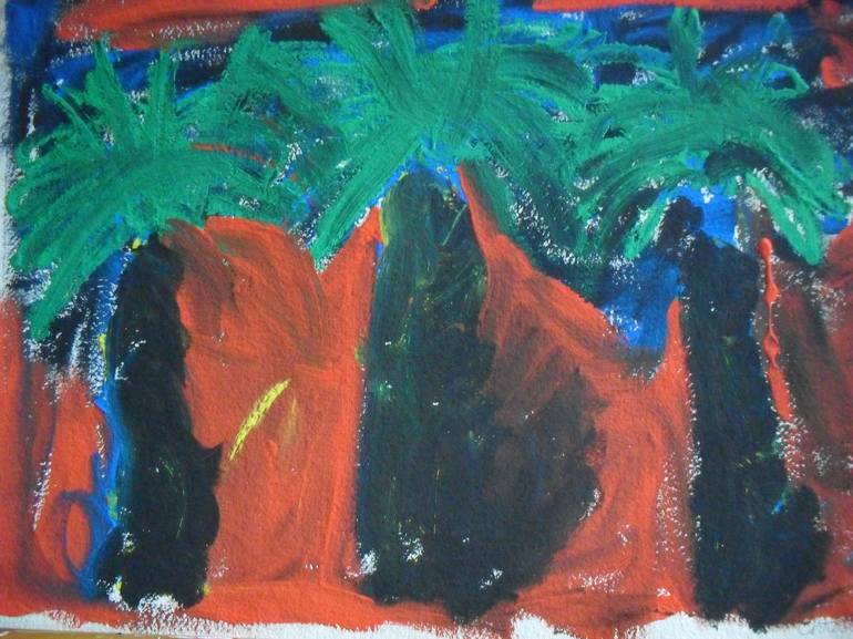Boulevard Rhodos Painting by Christof Sandee | Saatchi Art