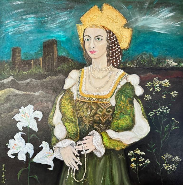 Queen Bona Painting by Krystyna Jaszke | Saatchi Art