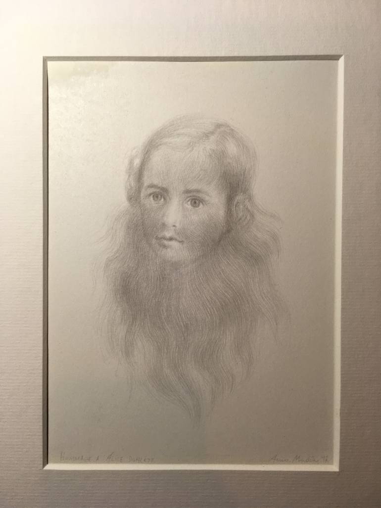 Hommage a Alice Doherty (Silverpoint) Drawing by Anna Madia | Saatchi Art