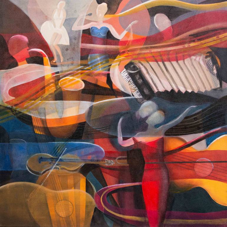 Music in the Air Painting by Anthony Mazzone | Saatchi Art