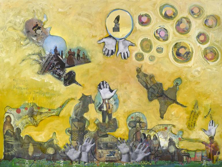 Forced Exquisite Corpse Collage by Sam Roloff | Saatchi Art