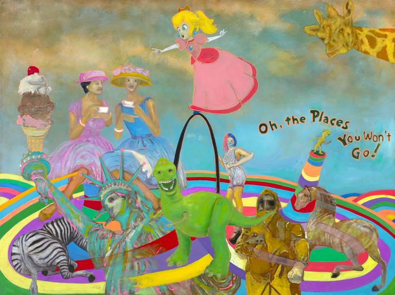 Oh! The Places You Won't Go! Painting by Sam Roloff | Saatchi Art