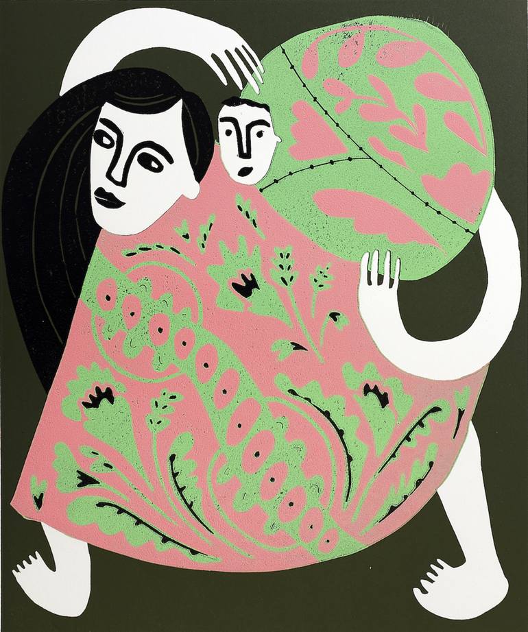 A Warrior - Limited Edition of 10 Printmaking by Olga Krasanova ...