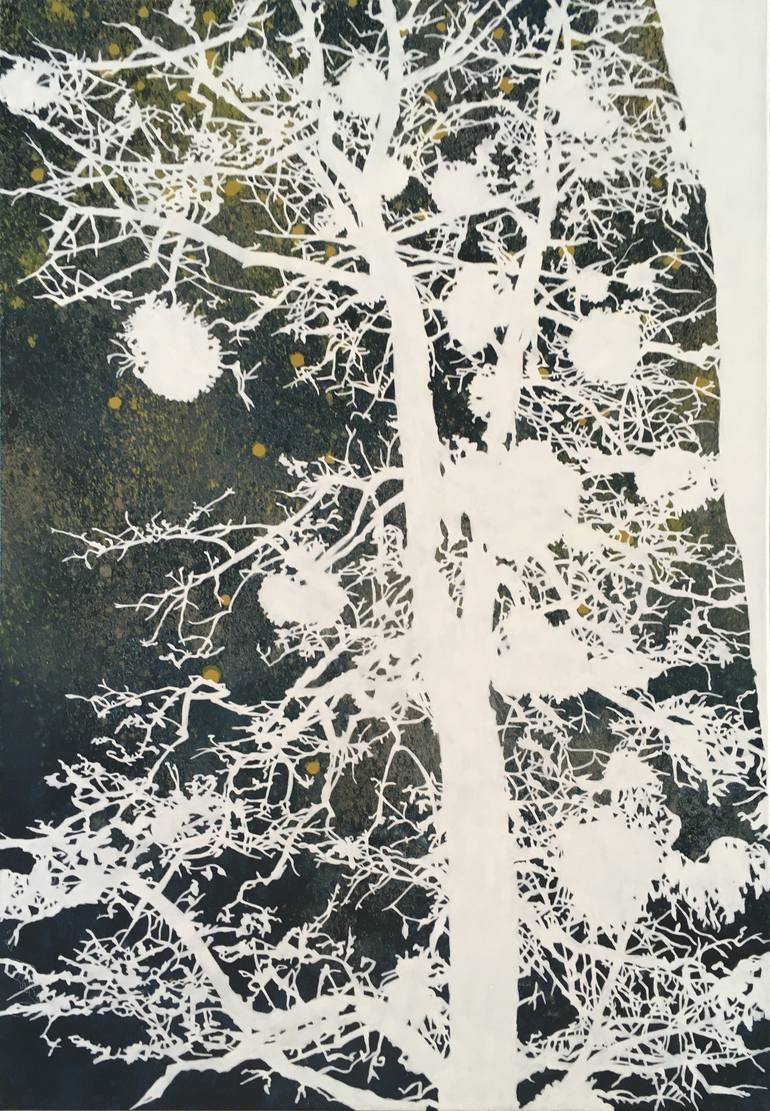 Mistletoe Painting by Robin Ballard | Saatchi Art