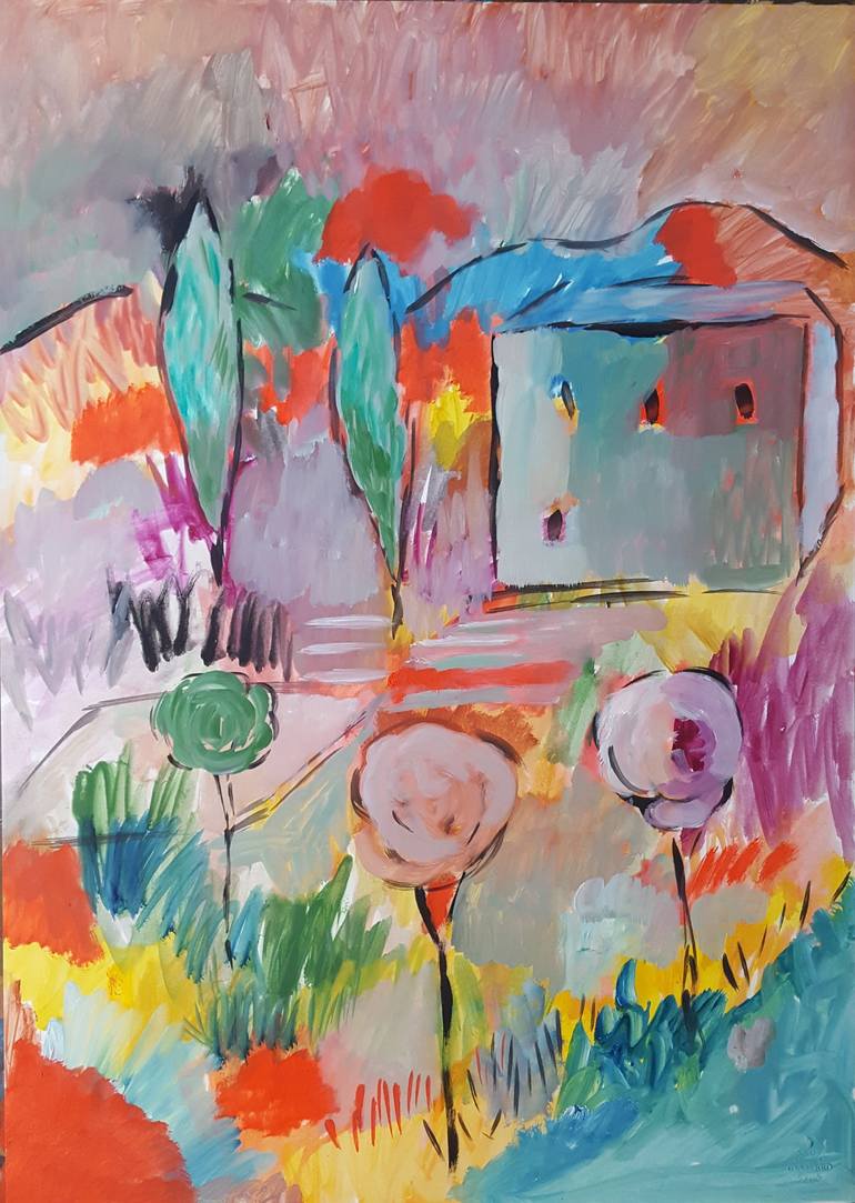 Landscape III Painting by Andreu Planas | Saatchi Art