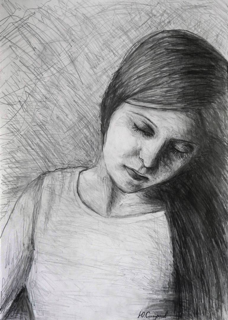 Alena Drawing by Yury Smirnov | Saatchi Art