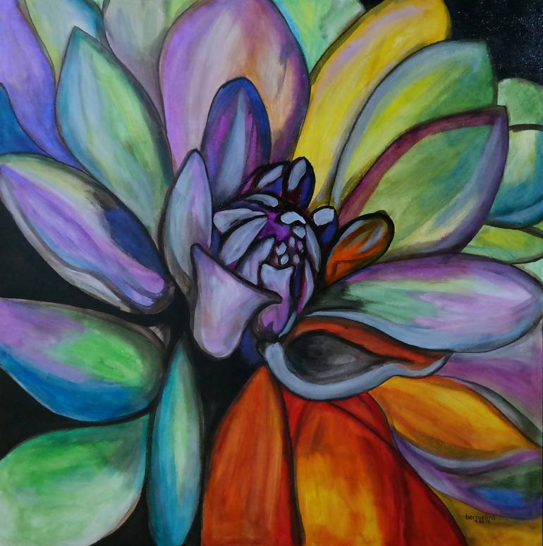 Blooming Beauty No. 2 Painting by Bernardo Lira | Saatchi Art