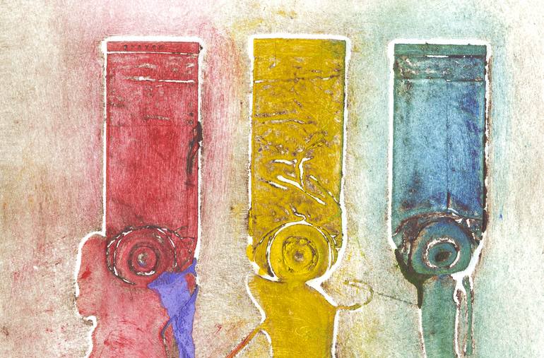 squeezed tubes - Limited Edition 1 of 1 Printmaking by James Harter ...