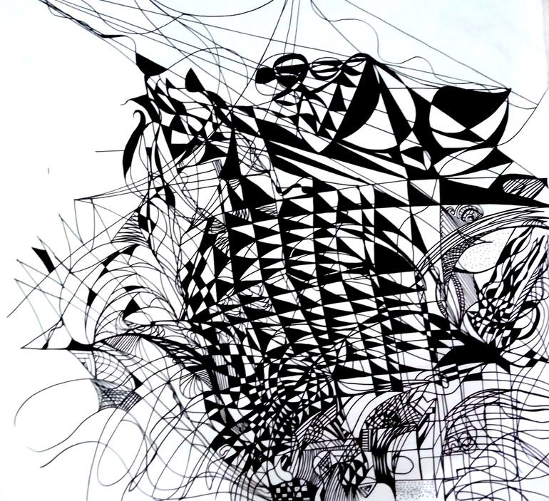 Colonizers Drawing by Louise Moreno | Saatchi Art