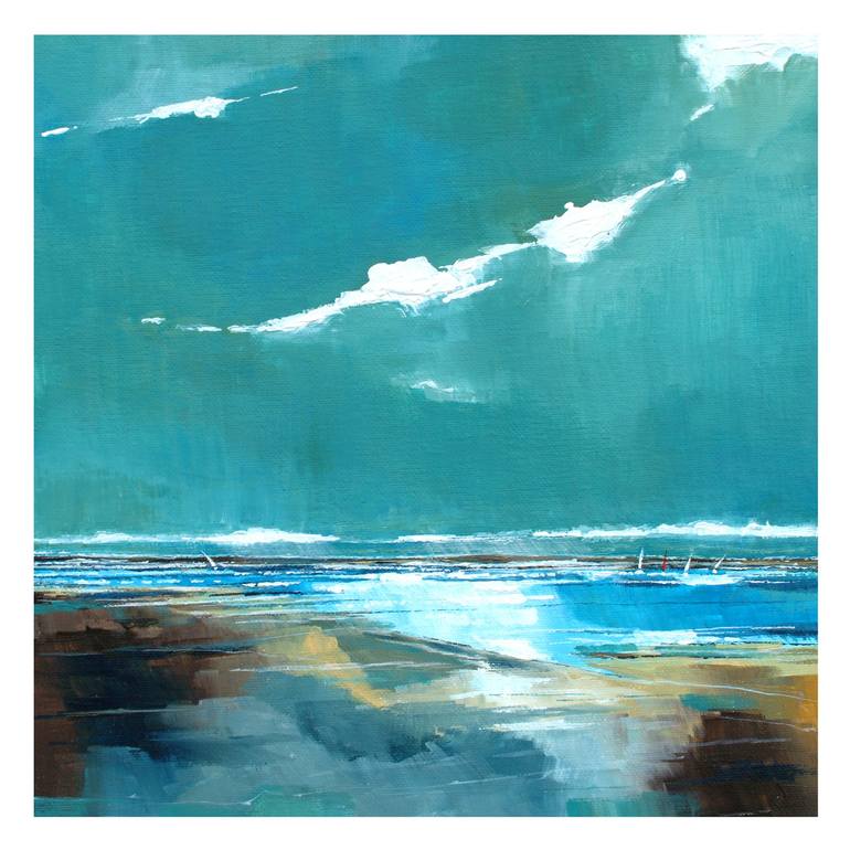 Across to Blakeney Point Painting by Stuart Roy | Saatchi Art