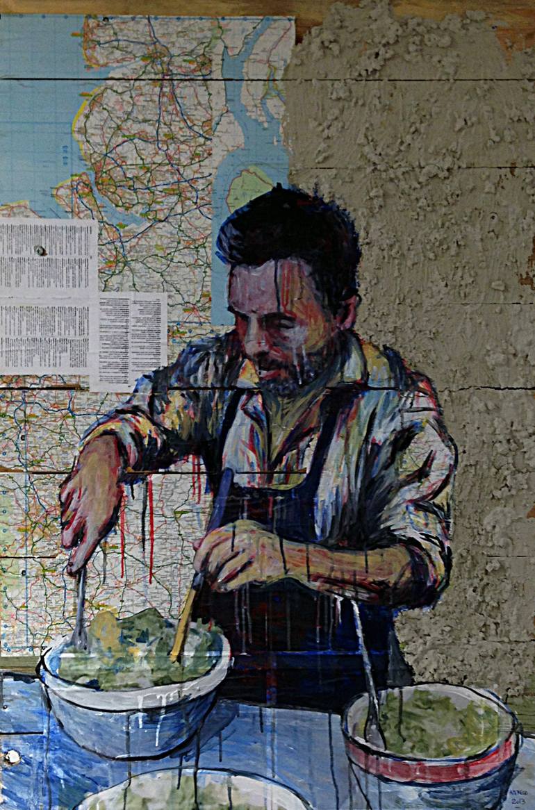 Danny McCubbin Painting by Andrea Sbra Perego | Saatchi Art