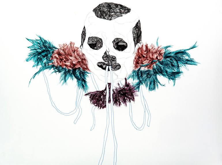 Tsantsa1 Drawing by Marina Crnomarkovic | Saatchi Art