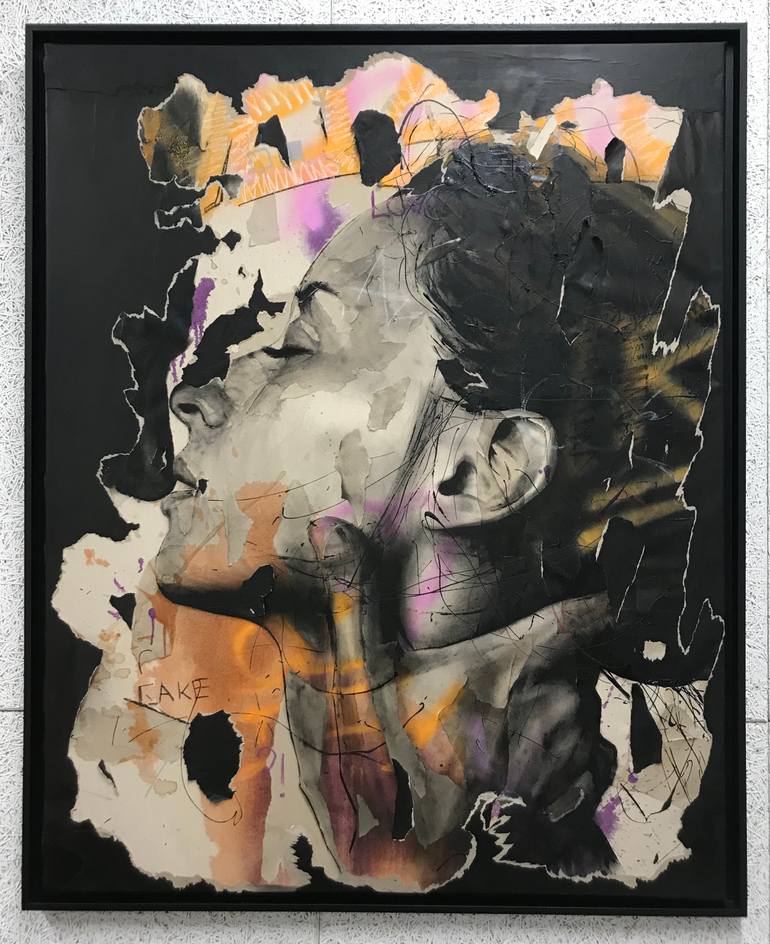 Just a Kiss Painting by David Rees | Saatchi Art