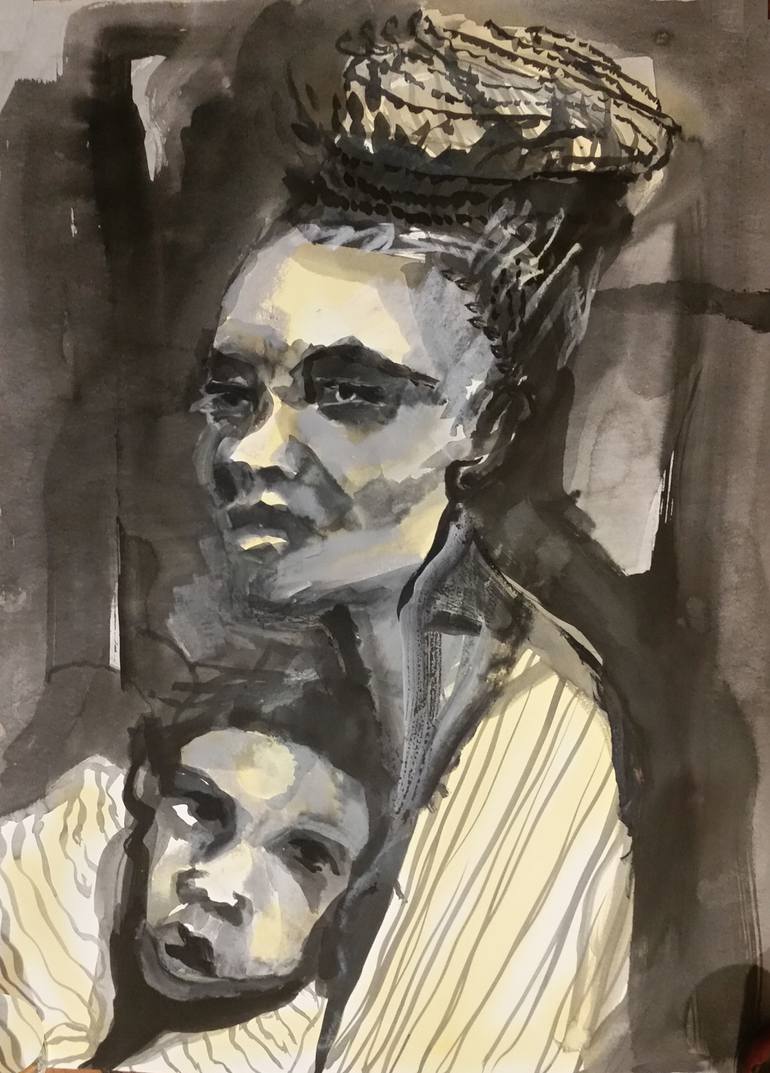 Mother Drawing by Ann Snell | Saatchi Art