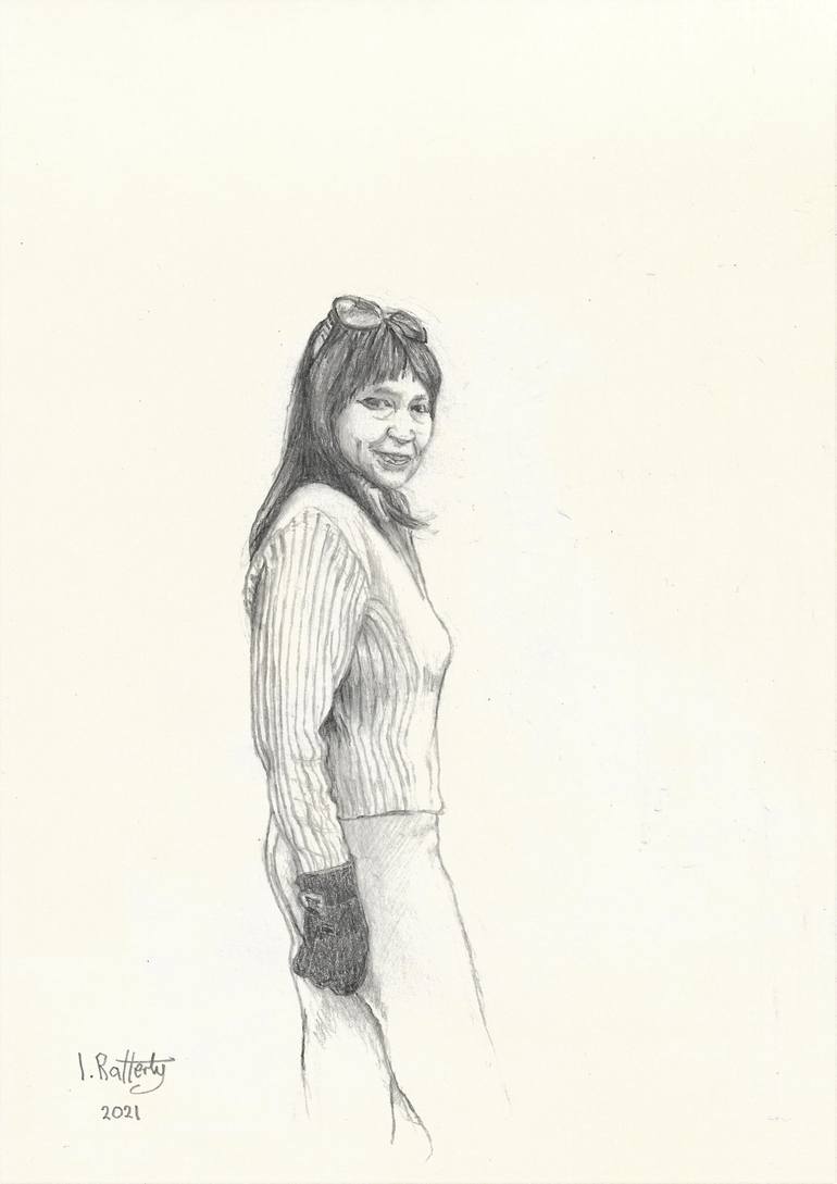 Sheila in Autumn Drawing by Ian Rafferty | Saatchi Art