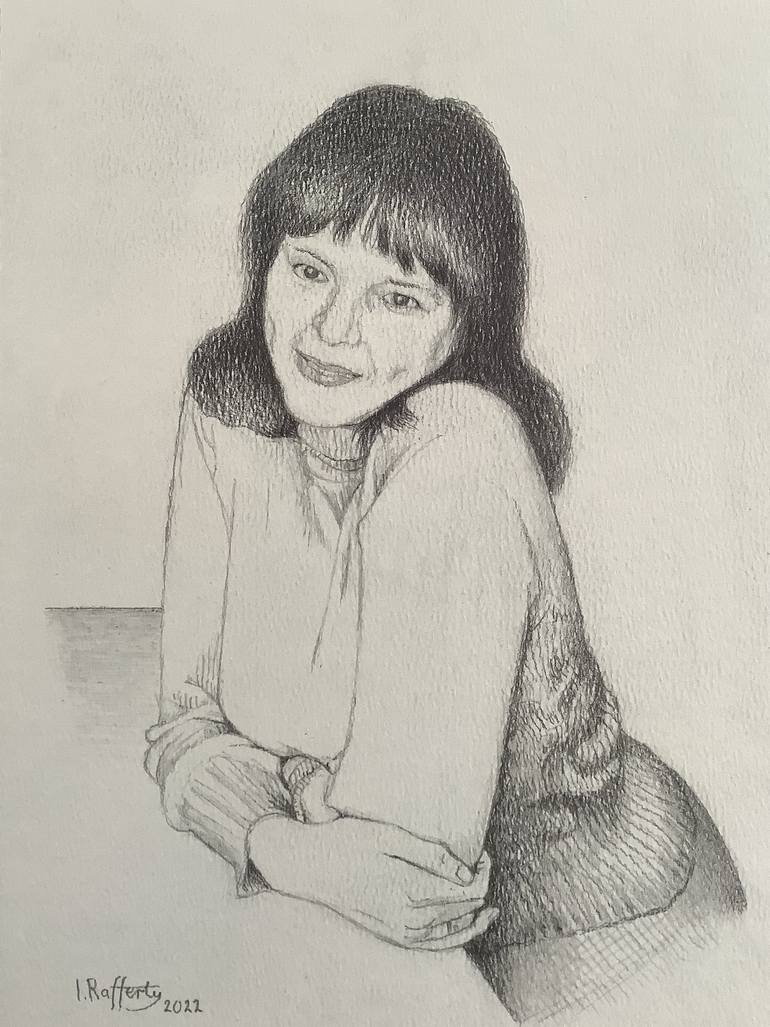 Portrait of Sheila Drawing by Ian Rafferty | Saatchi Art