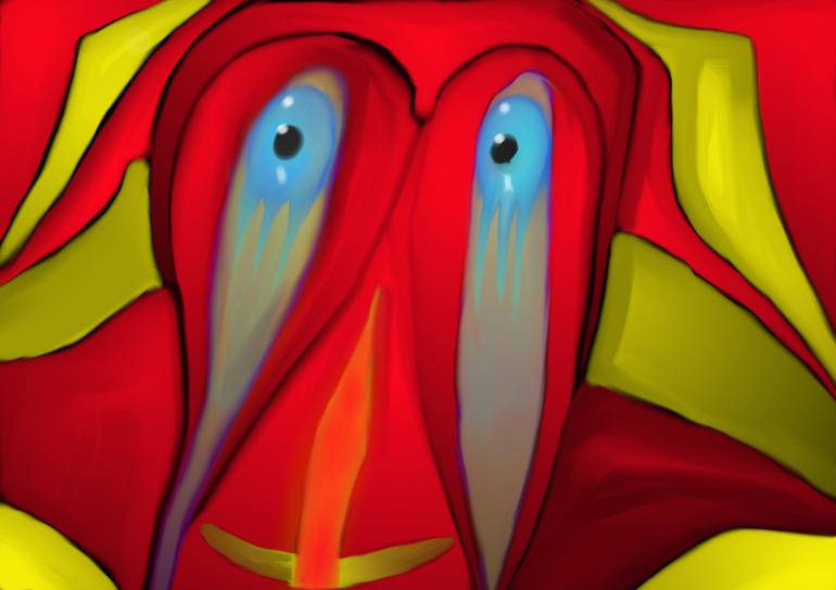 The Jester Drawing by Scott Gourlay | Saatchi Art