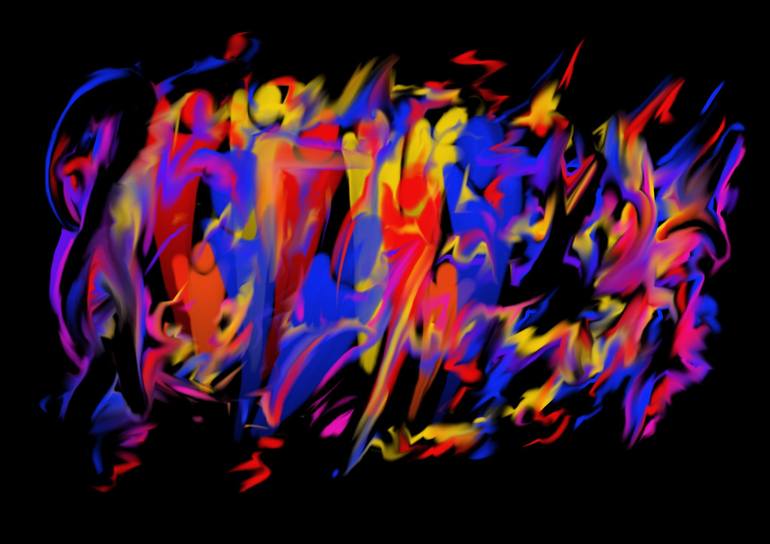 Party Drawing by Scott Gourlay | Saatchi Art