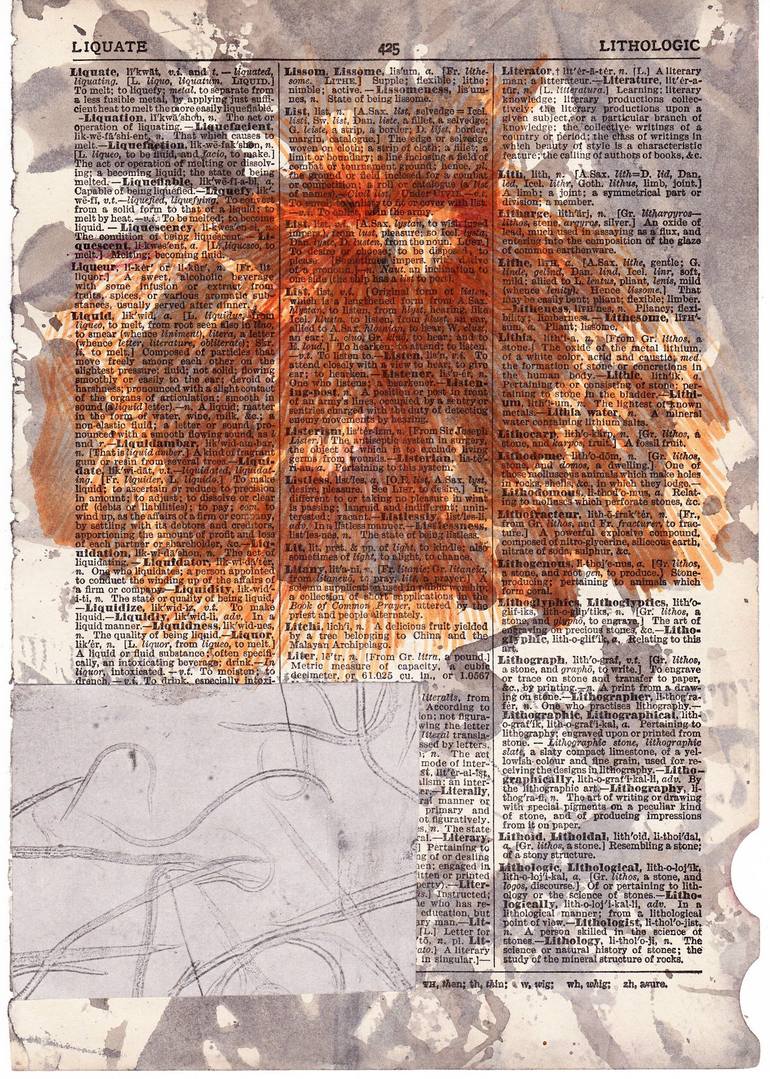 Liquate, Lithologic (01-15-14) Drawing by Jerry Jacobson | Saatchi Art