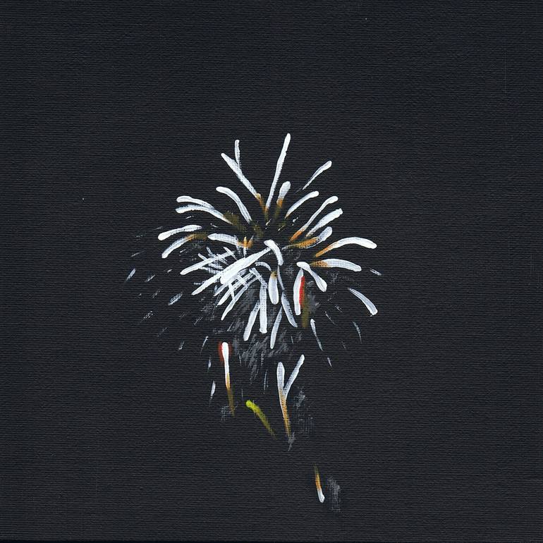 Firework Spray Painting by Tricia Frances | Saatchi Art