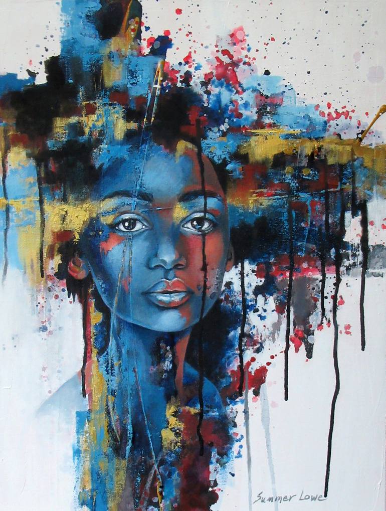 Imani Painting by Summer Lowe | Saatchi Art