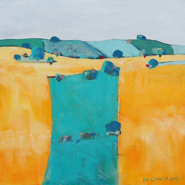 Towards the Ridge Painting by David O'Connor | Saatchi Art