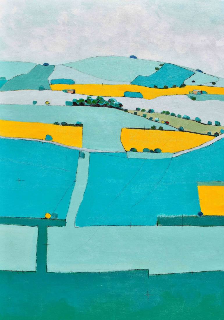 Cold Kitchen Hill I Painting by David O'Connor | Saatchi Art