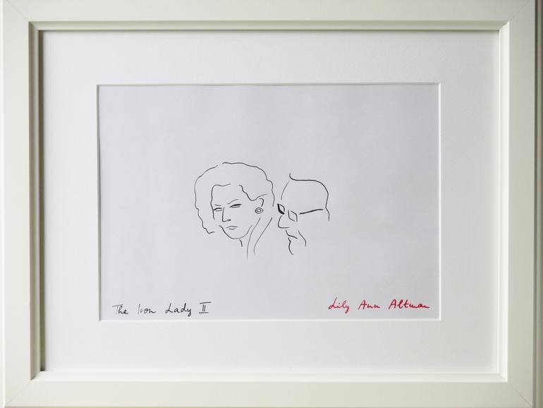THE IRON LADY II Drawing by Lily Ann Altman | Saatchi Art