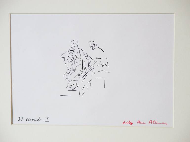 30 SECONDS I Drawing by Lily Ann Altman | Saatchi Art