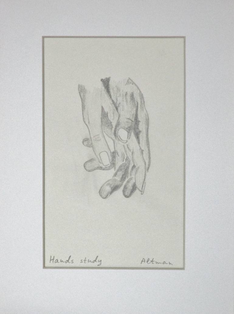 HANDS STUDY Drawing by Lily Ann Altman | Saatchi Art