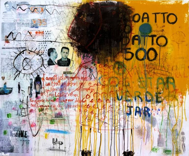 Coatto veto coatto 500 Painting by Gabriele Bastianelli | Saatchi Art