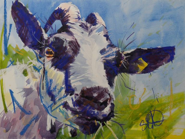 Billy Goat Painting by Simon Canacott | Saatchi Art
