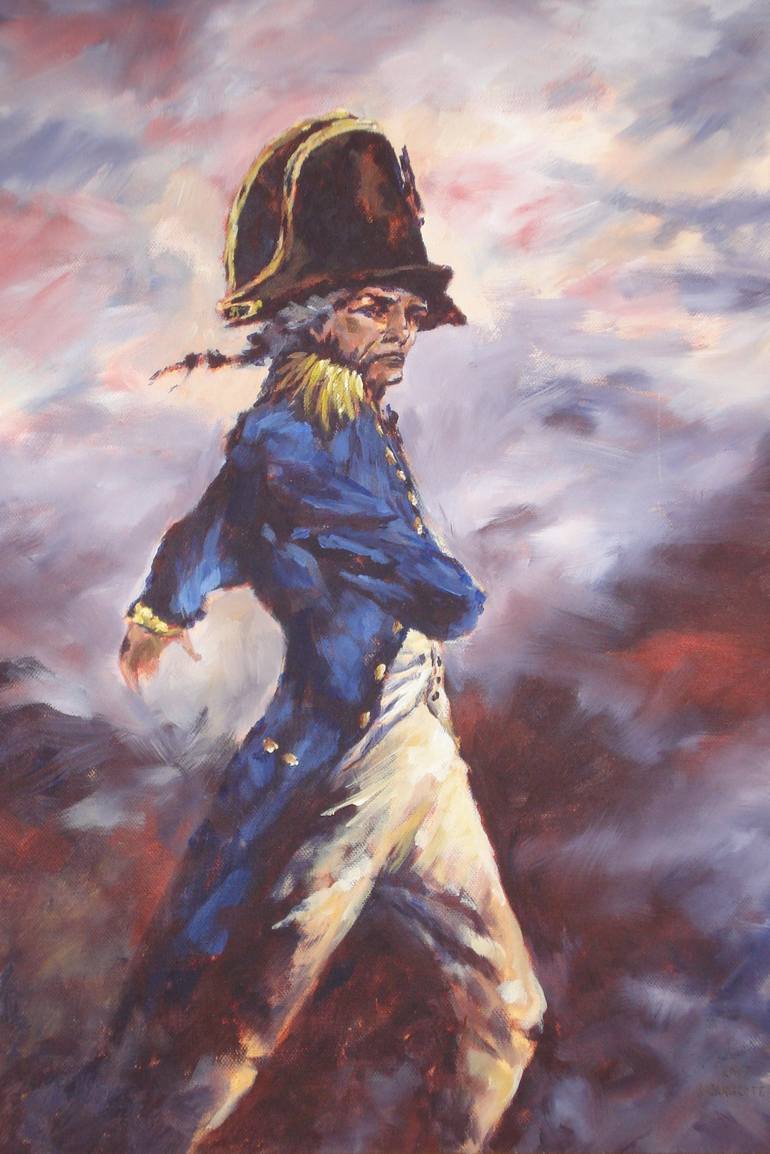 Nelson at Trafalgar Painting by Simon Canacott | Saatchi Art
