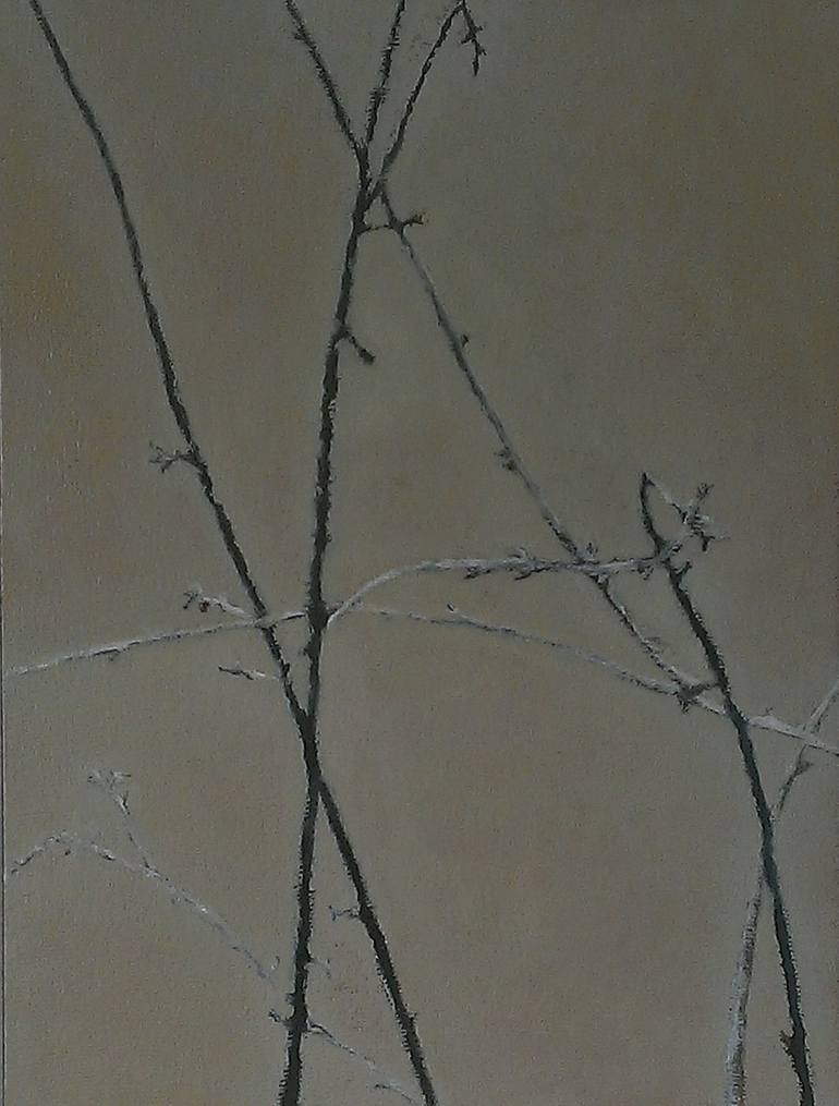 Wisteria Painting by Leslie Meier | Saatchi Art