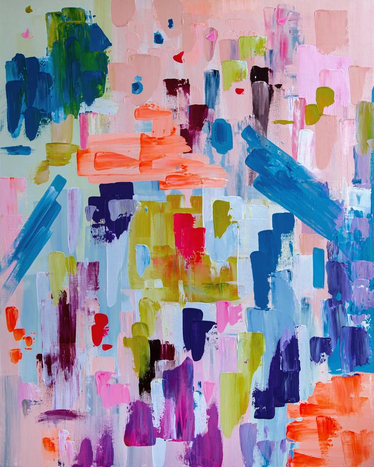 Sweet Rush in Amsterdam Painting by Mine Dikel | Saatchi Art