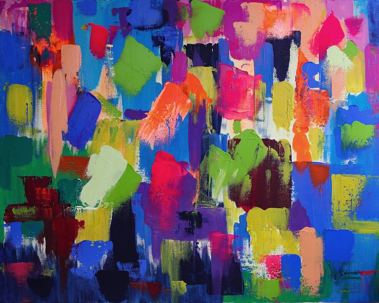 Everything's Gonna Be Allright Painting by Mine Dikel | Saatchi Art