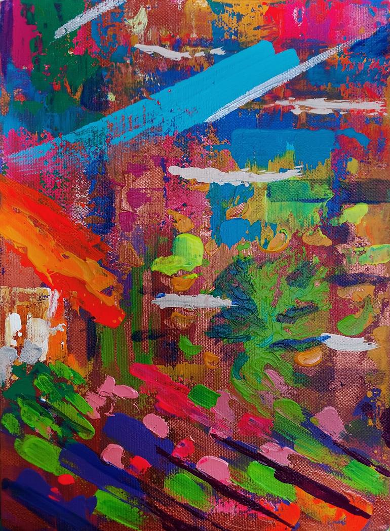 Forest Berries Painting by Mine Dikel | Saatchi Art