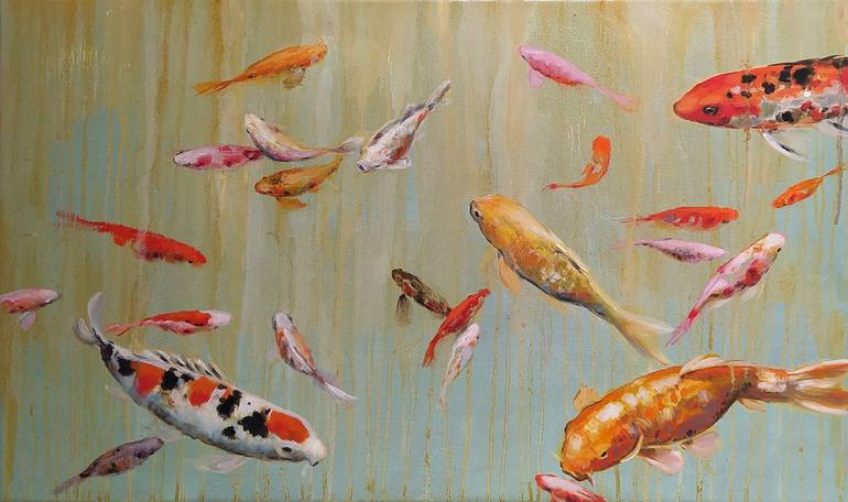 Sogni Liquidi Painting by Valeria Pesce | Saatchi Art