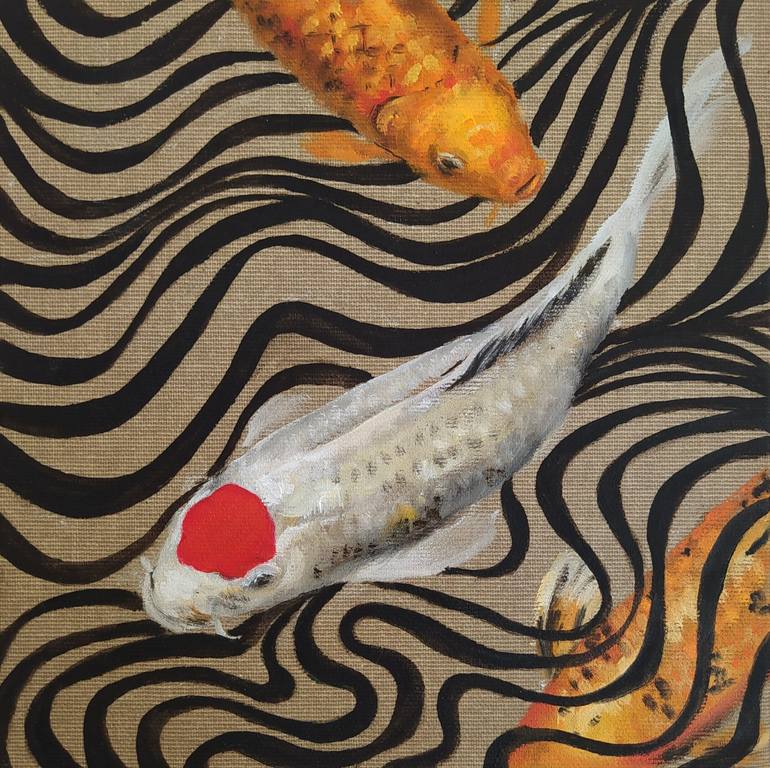 OP FISH Painting by Valeria Pesce | Saatchi Art