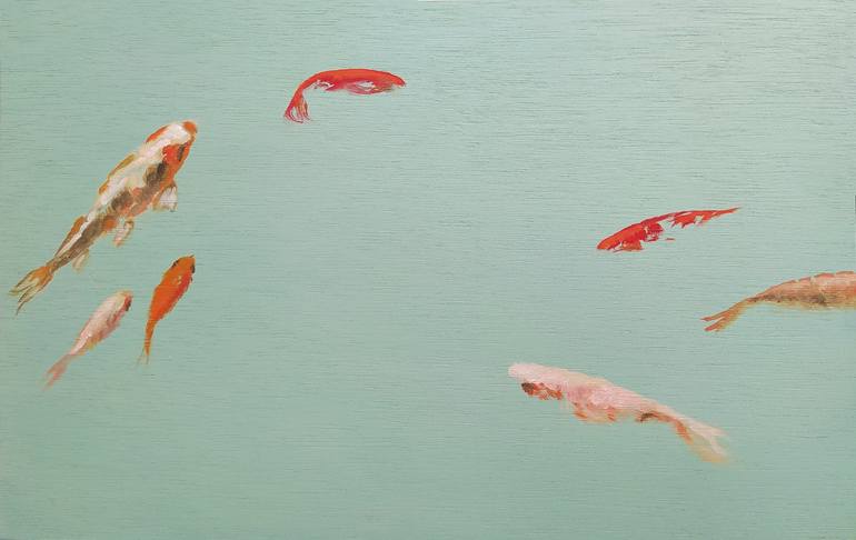 Sin rumbo Painting by Valeria Pesce | Saatchi Art