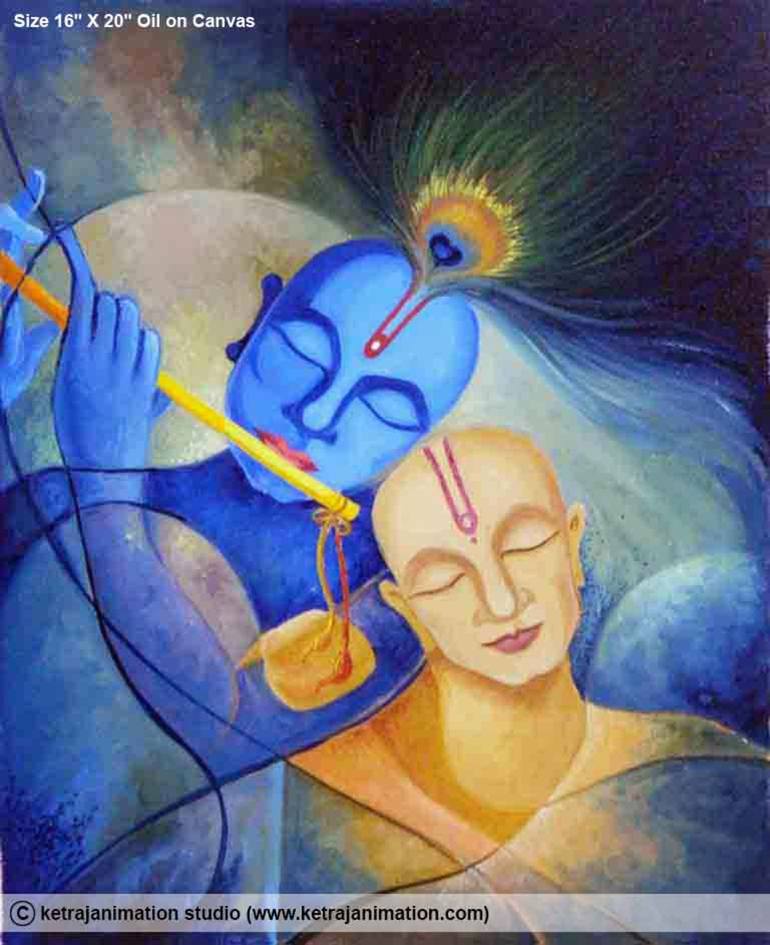 friendship-love Painting by Rajendra Khairnar Ketraj Fine Art Gallery ...