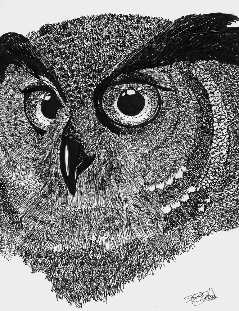 Wisdom Drawing by Shawn-Christopher Martin | Saatchi Art