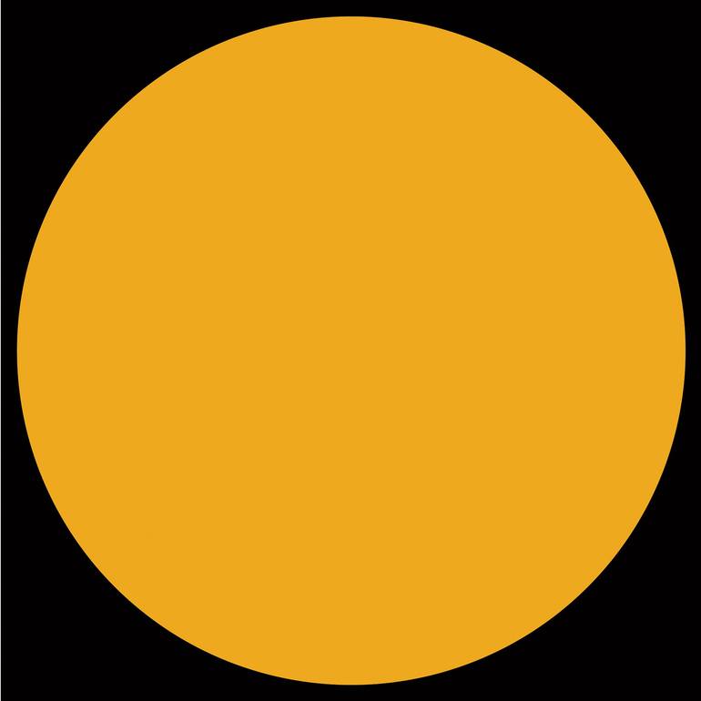 Light Orange dot #01 - Homage to the Circle Sculpture by Alessandro ...
