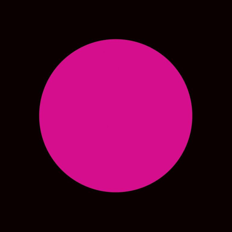 Fuchsia dot #03 - Homage to the Circle Sculpture by Alessandro Nesci ...