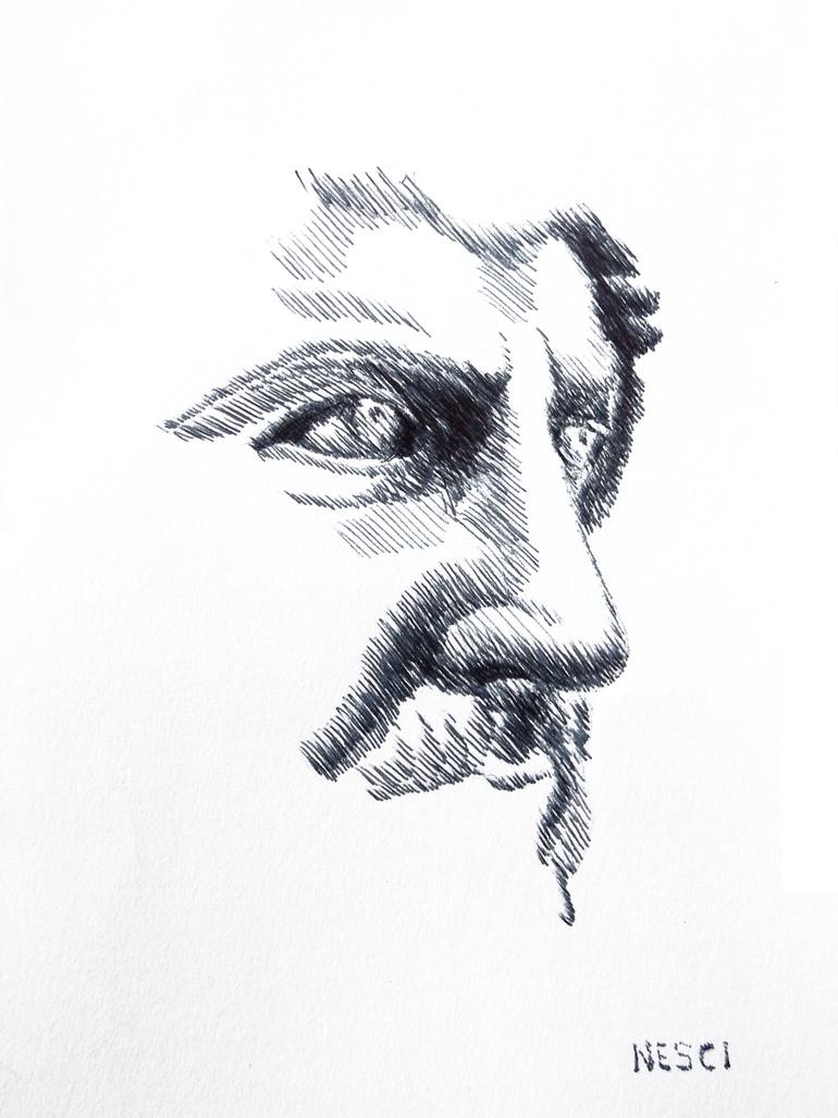 Publius Aelius Traianus Hadrianus - Ballpoint pen drawing, photography ...