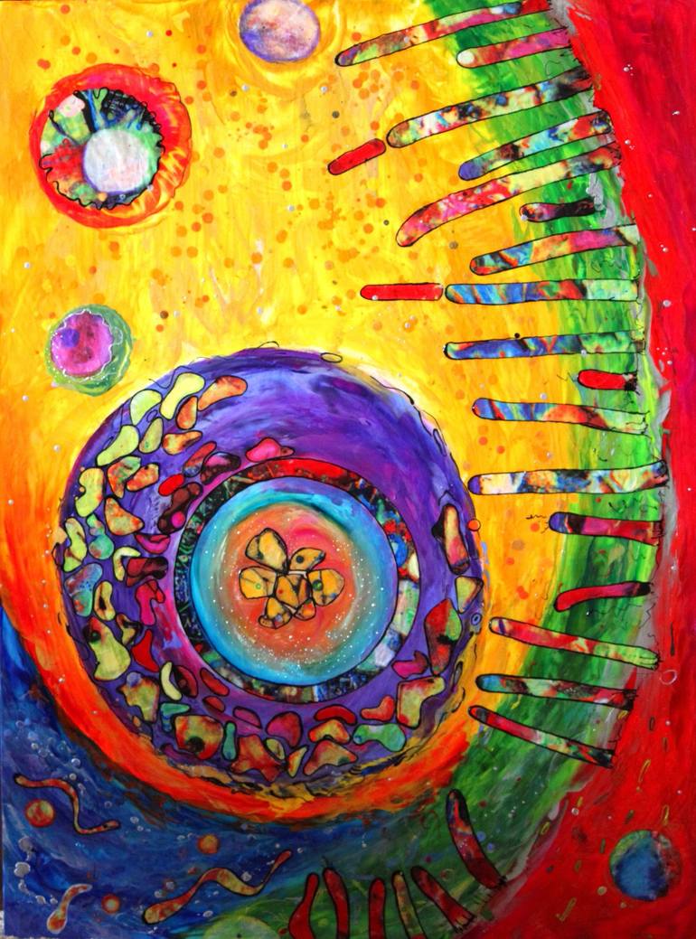 The Dawn of Anticipation SOLD Collage by Natalie Wetzel | Saatchi Art