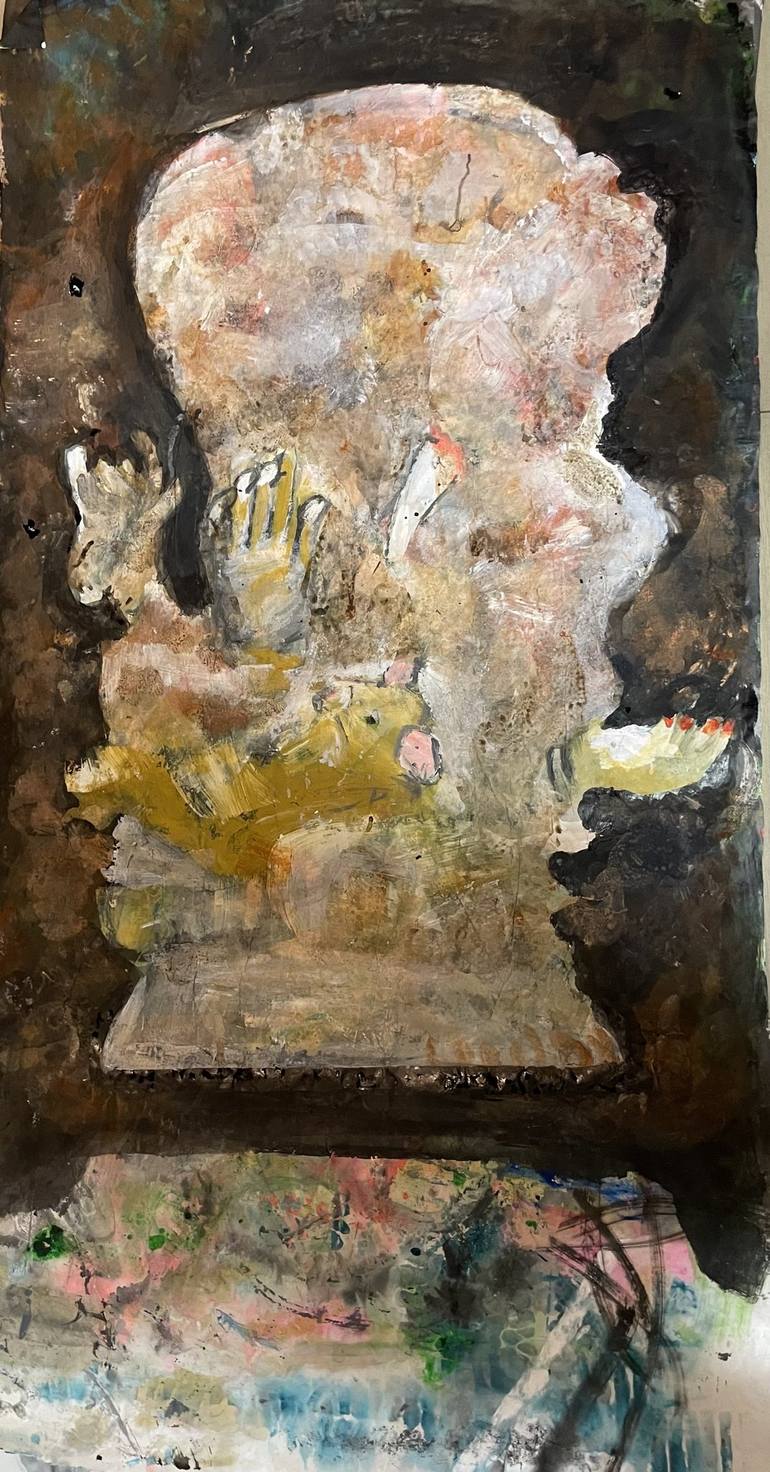 Ganesha Painting by Cleo Li Yann Lim | Saatchi Art