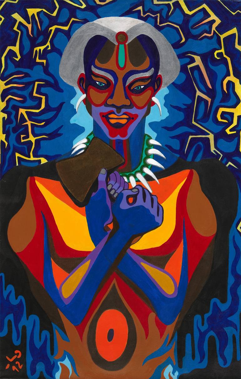 Shango Painting by Camila Santo | Saatchi Art